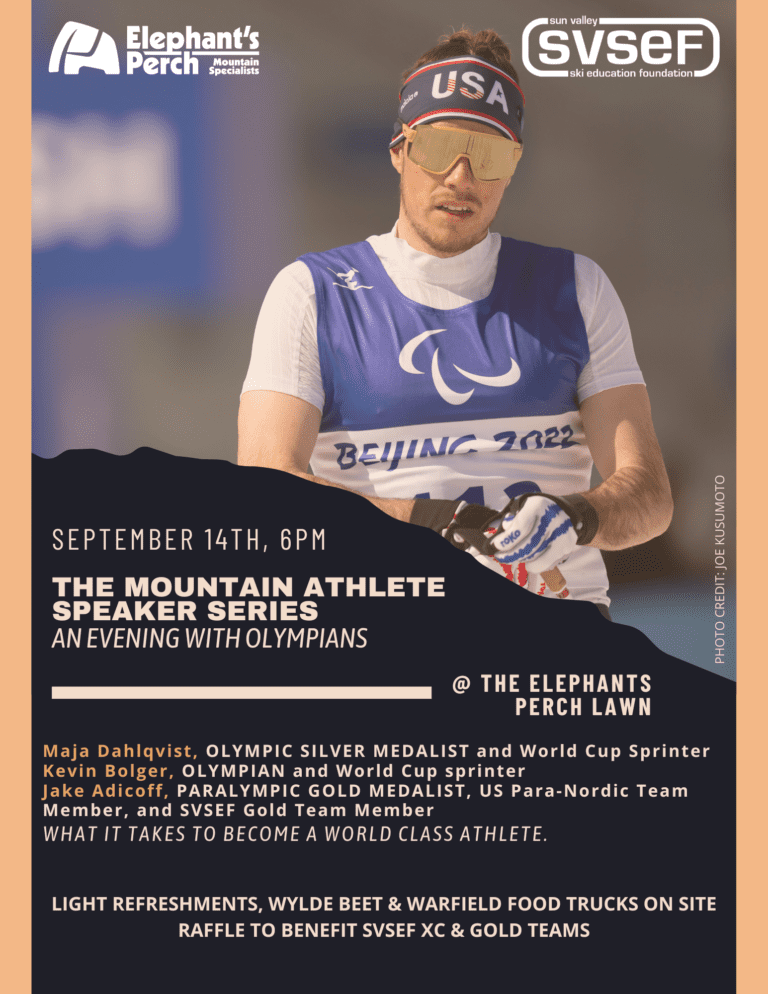 The Mountain Athlete Speaker Series: An Evening With Olympians » Sun Valley Ski Education Foundation